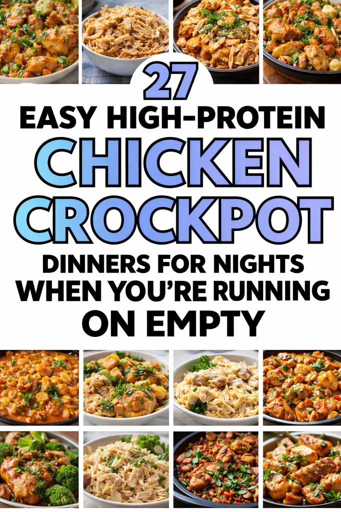 27 High Protein Crockpot Chicken Recipes for Healthy Dinners, Meal Prep ...